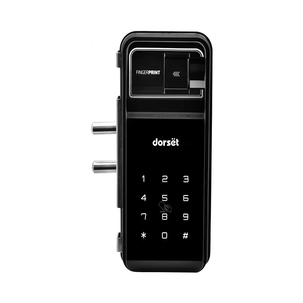 Dorset DG 705 GM Graphite Matt Rim Lock with Fingerprint, Pin Code ...